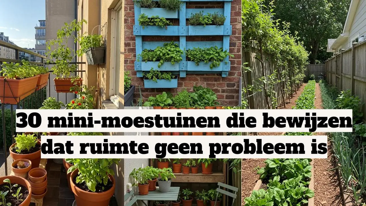 30 mini-moestuinen die bewijzen dat ruimte geen probleem is - Hauszi ...